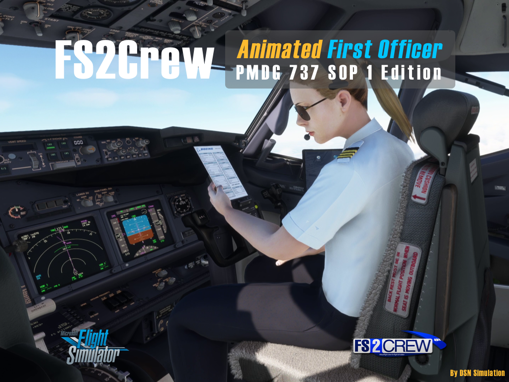 Animated Copilot for the PMDG 737 Released! - FS2Crew